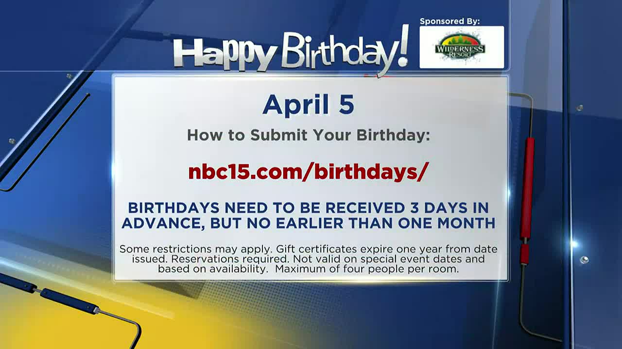 Happy April Birthday