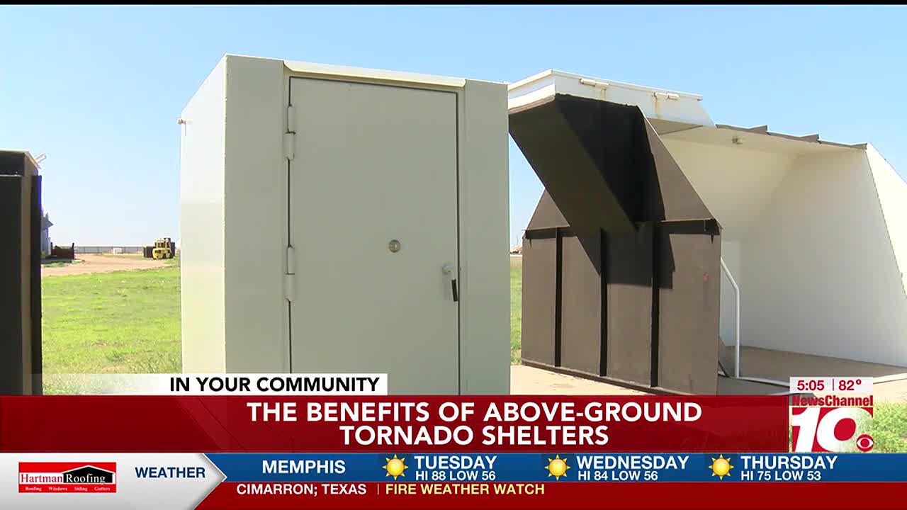 Above Ground Tornado Shelter