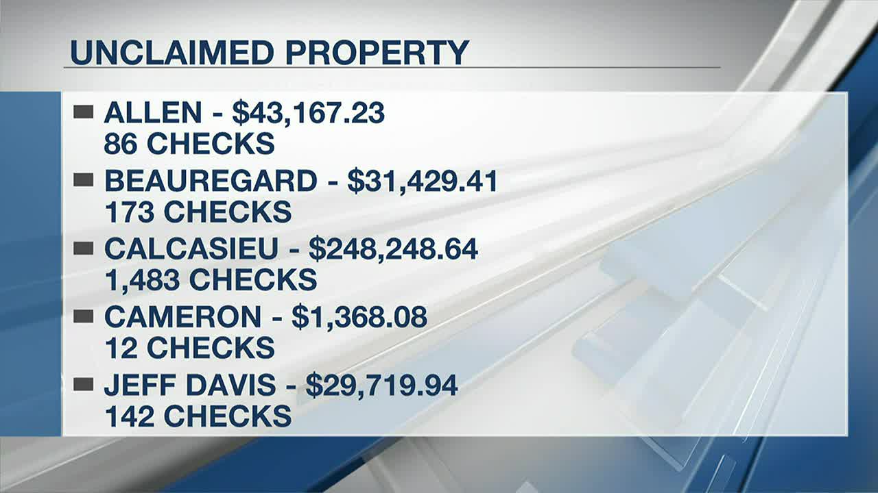 Unclaimed Money List