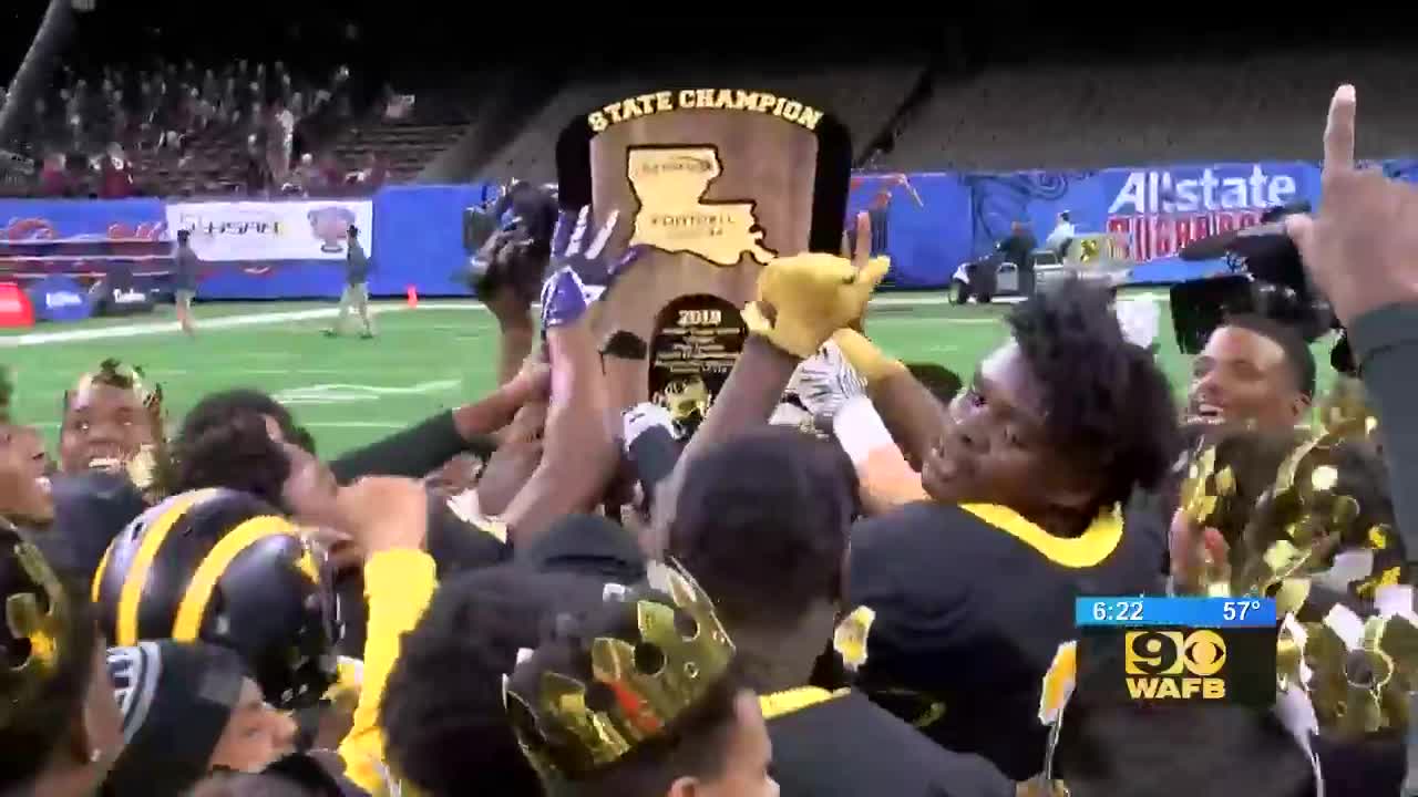 High School Football Championship Trophy