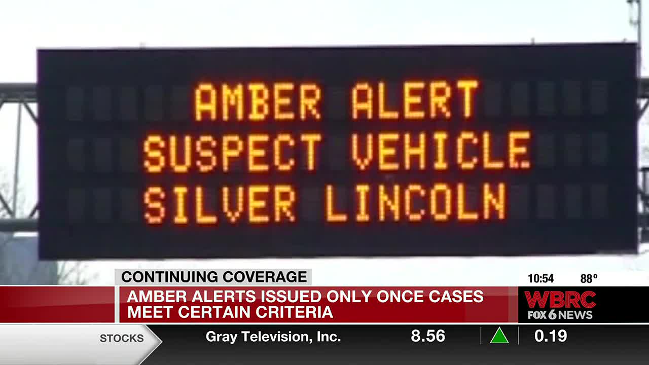 Amber Alert Sign