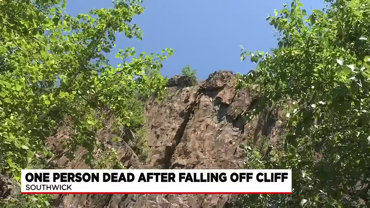Person Falling Off Cliff