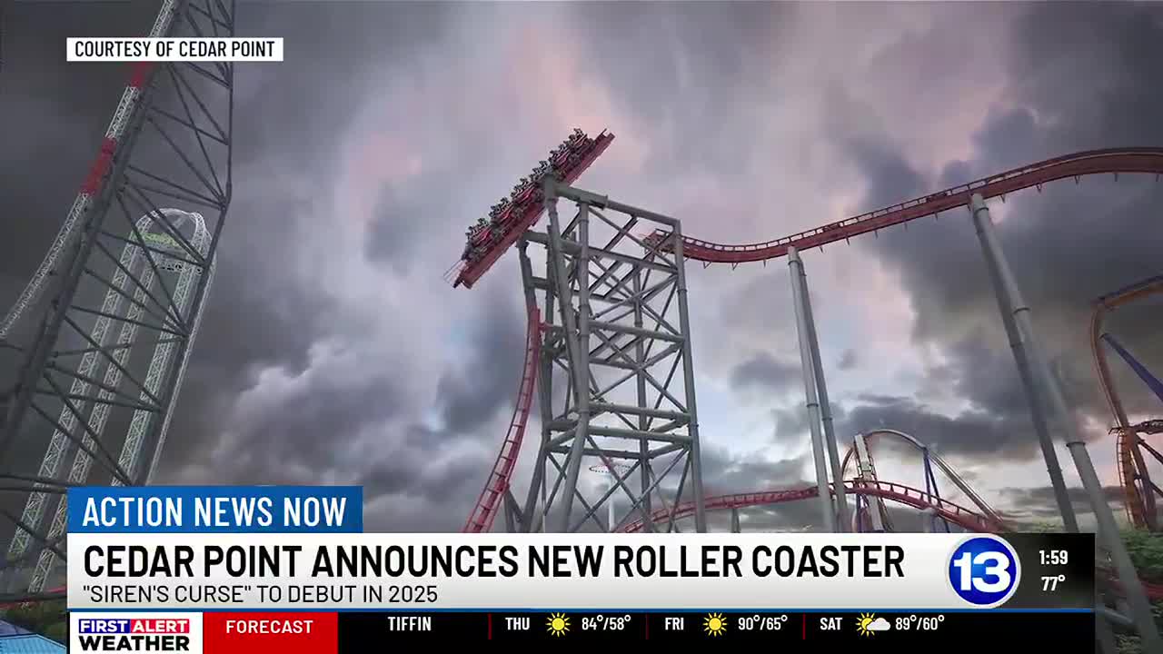 Cedar Cedar Point Unveils Siren's Curse, A Thrilling New Roller