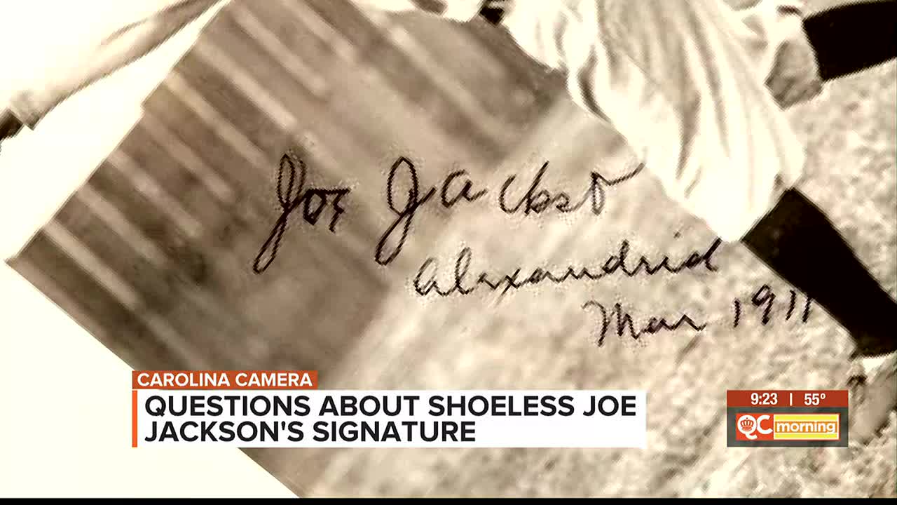 Shoeless Joe Jackson Real Signature