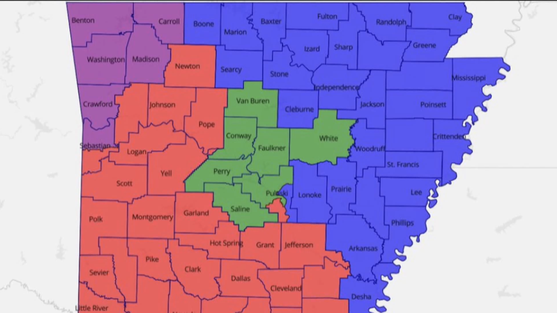 Arkansas Map New Arkansas Second Amendment Sanctuary State Map Update